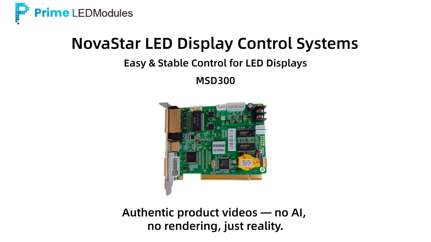 NovaStar MSD300 Sending Card Demo | Entry-Level DVI LED Controller | P ...